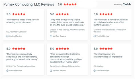 Pumex Computing Software Development And Technology Integrations Top