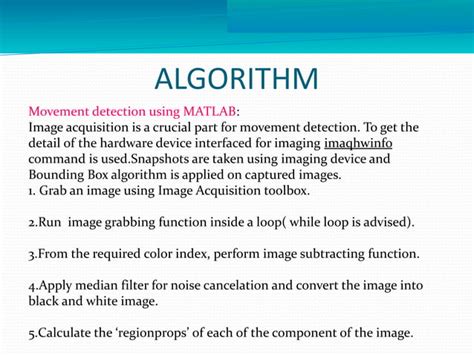 Object Detection Technique Using Bounding Box Algorithm For Ppt