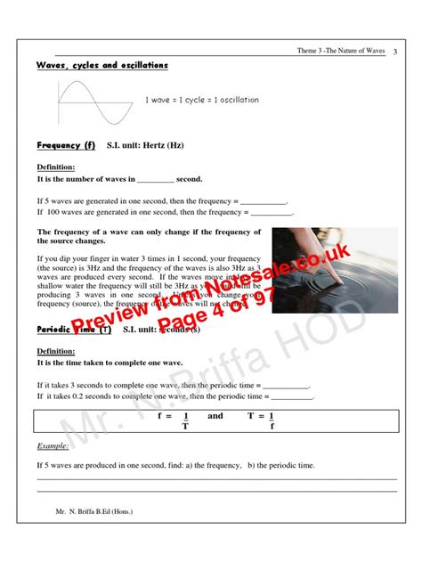 Physics Form 4 Notes Pdf Pdf Frequency Refraction