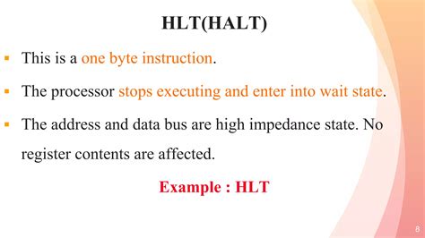 8085 Data Transfer Instructions Pptx Data Storage And Warehousing Computing