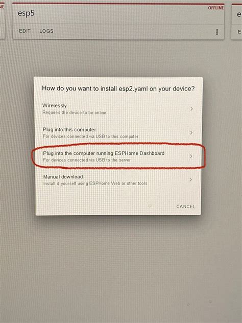 Failed To Connect To ESP No Serial Data Received ESPHome Home Assistant Community