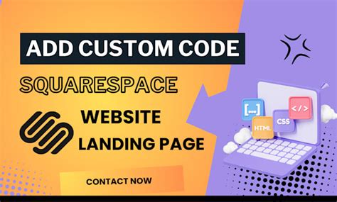 Add Custom Html Css Javascript To Your Squarespace Website Landing