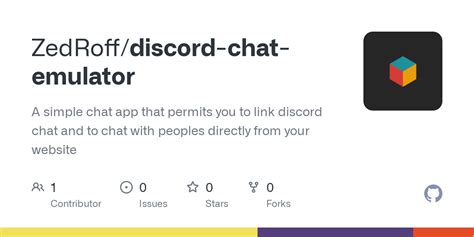 Github Zedroff Discord Chat Emulator A Simple Chat App That Permits