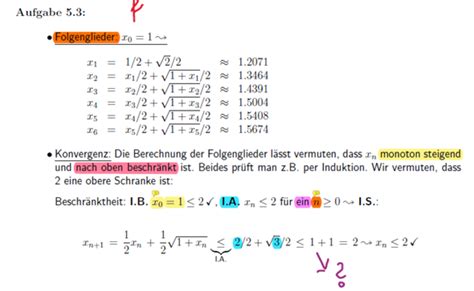 Folgenglieder Rekursive Folge Bestimmen Funktion Mathematiker Folgen