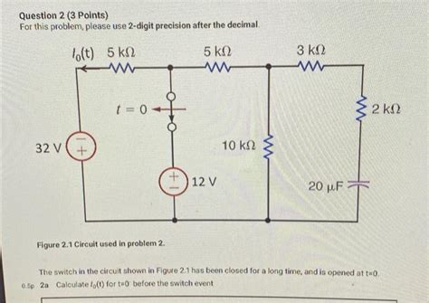 Solved Question 2 3 Points For This Problem Please Use