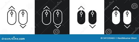 Scroll Down Loan Percent And Rating Stars Line Icons Pack For Web App