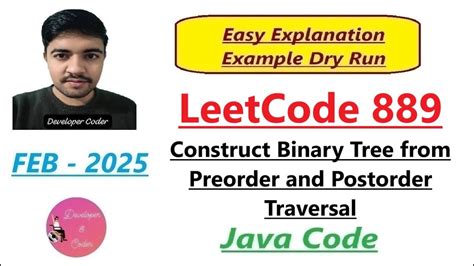Construct Binary Tree From Preorder And Postorder Traversal Leetcode