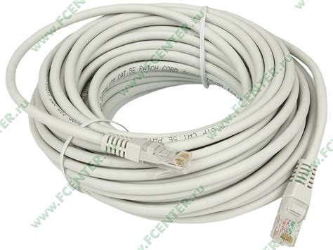 Патч корд Cross Utp 5e кат 15м купить в интернет магазине Ф Центр