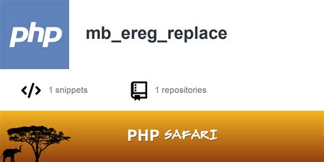php function mb ereg replace php safari