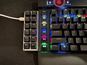 Amazon Com BTXETUEL 12 Key Mechanical Gaming Keyboard One Handed Keypad USB C Wired OSU Keypad