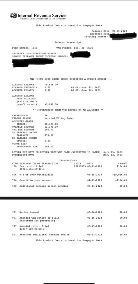 Filed And Accepted 2 5 23 Still No Refund R Irs