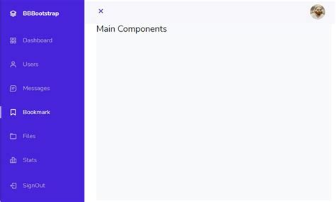 Bootstrap 5 Sidebar Menu With Toggle Button