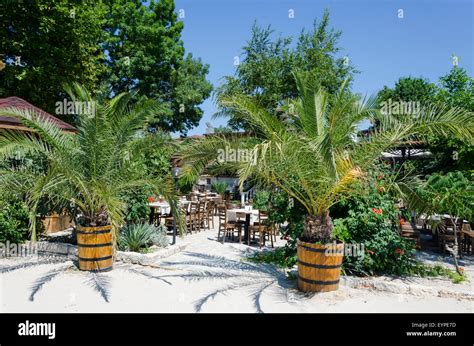 Balgarka Restaurant, Kavarna, Bulgaria Stock Photo - Alamy