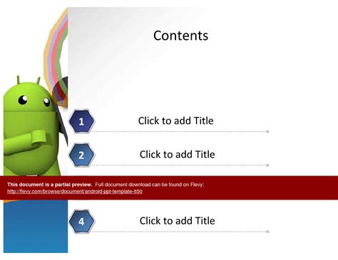 Android Powerpoint Template