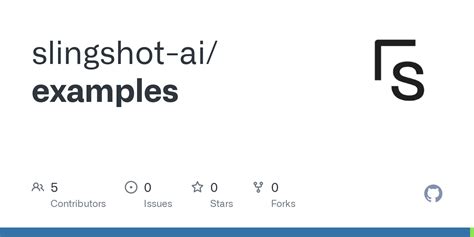 Github Slingshot Aiexamples