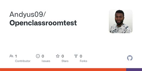 GitHub Andyus Openclassroomtest