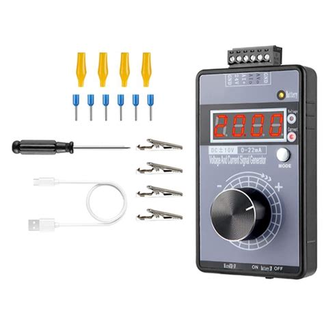 0 4 20MA DC 0 10V Signal Generator Analog Generator With 4 Digit LCD Display Accuracy 0 01 For