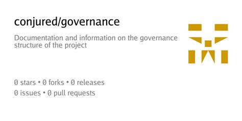 Conjured Governance Documentation And Information On The Governance