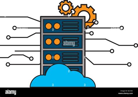 Inside Of Computer Cpu Stock Vector Images Alamy