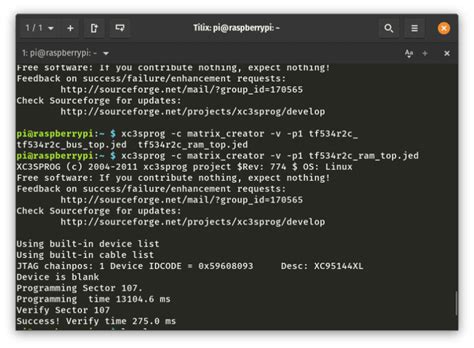 Programming Xilinx Jtag From A Raspberry Pi Linuxjedis Devnull
