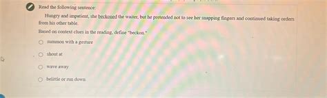 Solved Read the following sentence:Hungry and impatient, she | Chegg.com