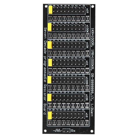 Flexible Programmable Resistor Board For Electronic Engineering