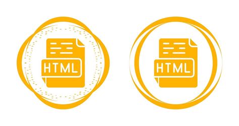 Html Vector Icon 40013411 Vector Art At Vecteezy