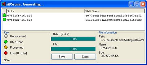 File Verification Using Md5 Checksums On