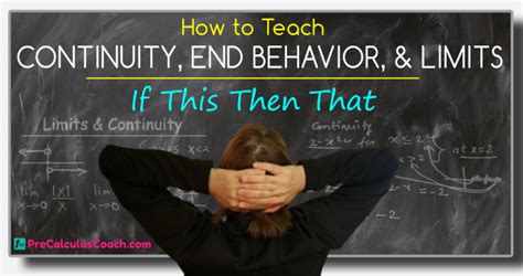 Continuity End Behavior And Limits PreCalculusCoach