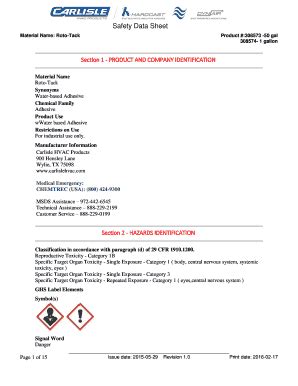 Fillable Online Safety Data Sheet General Metals Fax Email Print PdfFiller