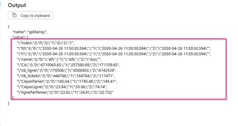 Json Extract Nested Information From The Runoutput Parameter Of