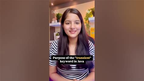 Transient Keyword In Java Interview Question Youtube