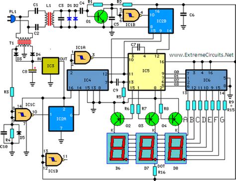 Thermometer Circuit Page 7 Meter Counter Circuits Next Gr