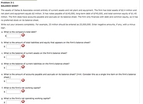 Solved C What Is The Balance Of Current Assets On The Chegg Com