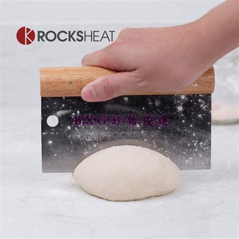 面團刮板刮面板 不銹鋼加橡膠木柄切面板 烘焙工具 烘焙石板 蝦皮購物