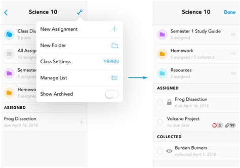 Back To School With Showbie A Look Inside Class Folders Showbie