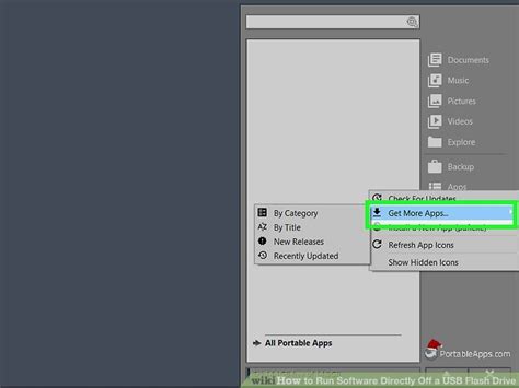 how to run software directly off a usb flash drive 15 steps