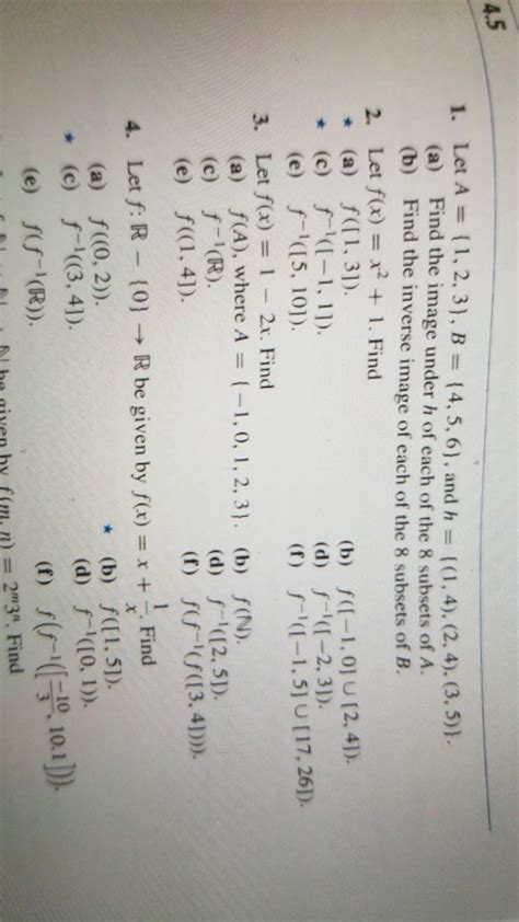 Solved 4 5 1 Let A 1 2 3 B 4 5 6 And H Chegg Com