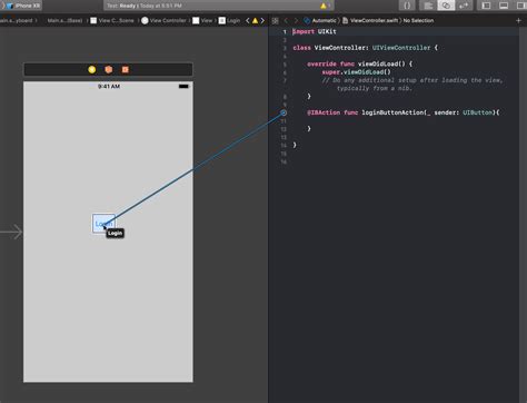 Ios Button Not Performing Segue Stack Overflow