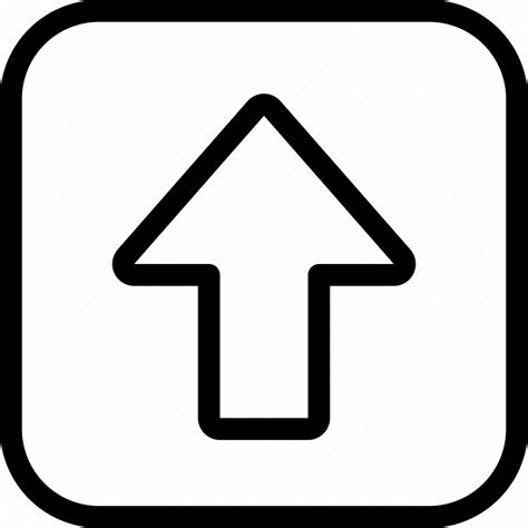 arrow key keyboard shift up icon download on iconfinder
