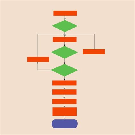 Procedure Flow Workflow Vector Images Over