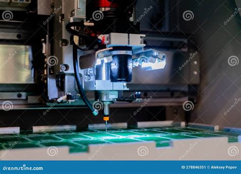 Pcb Separator At Factory Process Of Separation Of Printed Circuit
