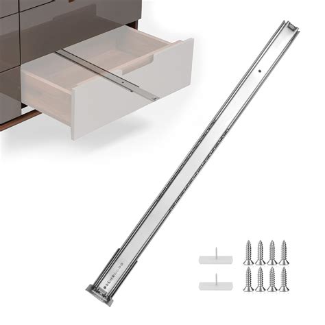 Homdiy 12 Inch Centered Bottom Mounted Drawer Slides For Cabinet