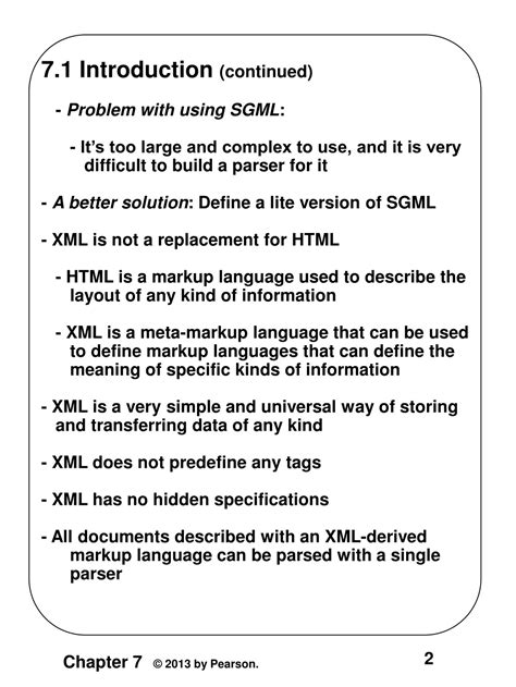 ppt 7 1 introduction sgml is a meta markup language html was