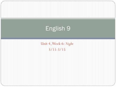 English 9