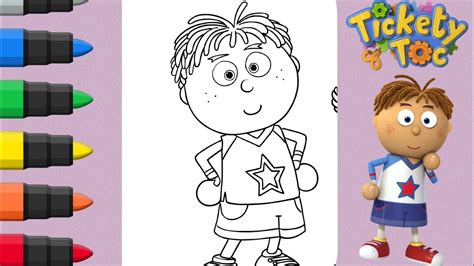 Tickety Tock Coloring Pages 2025