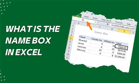 Decoding The Essentials What Is The Name Box In Excel Earn And Excel