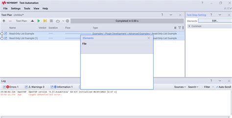 Unhandled Gui Error When Editing Two Read Only List Example Test Steps · Issue 640 · Opentap