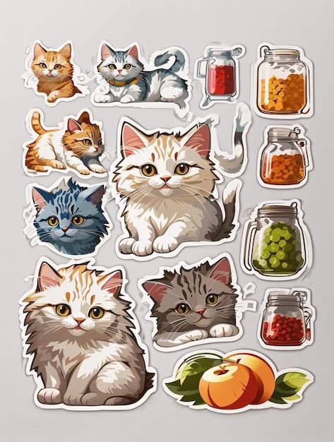 Premium Ai Image Cat Stickers