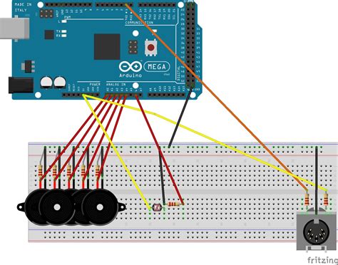 Homemade Electronic Drum Kit With Arduino Mega2560 10 Steps With